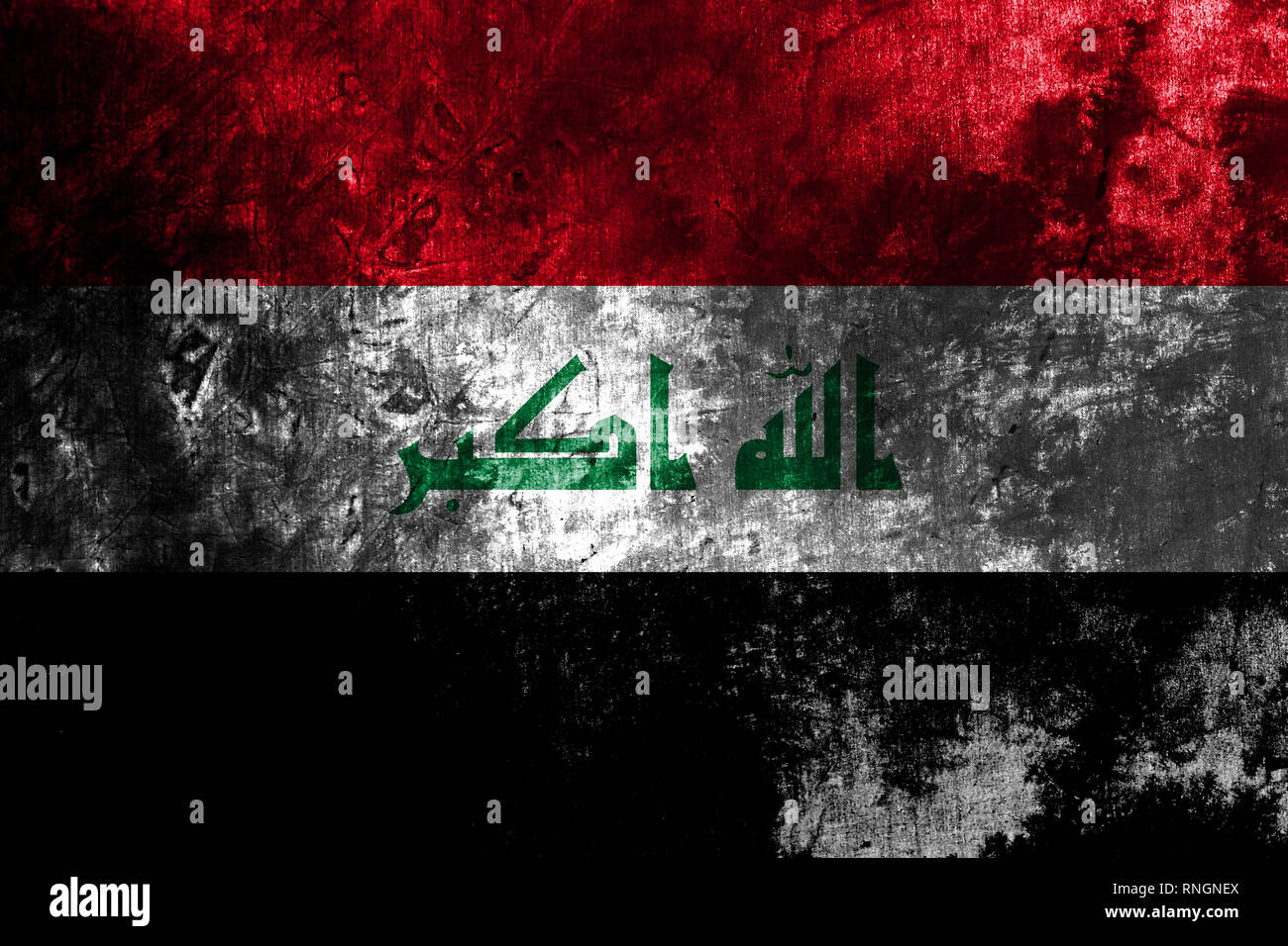 Grunge iraq flag hi-res stock photography and images - Alamy