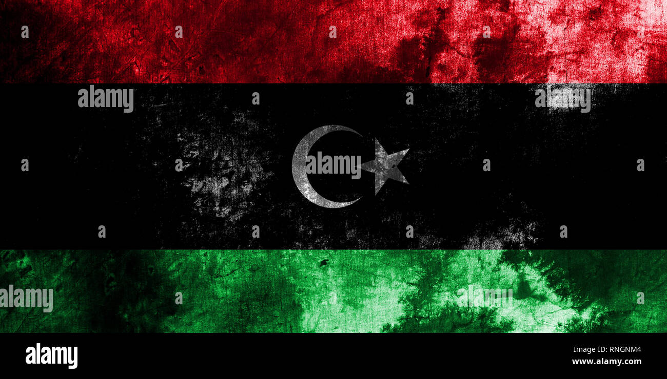Grunge libya flag hi-res stock photography and images - Alamy
