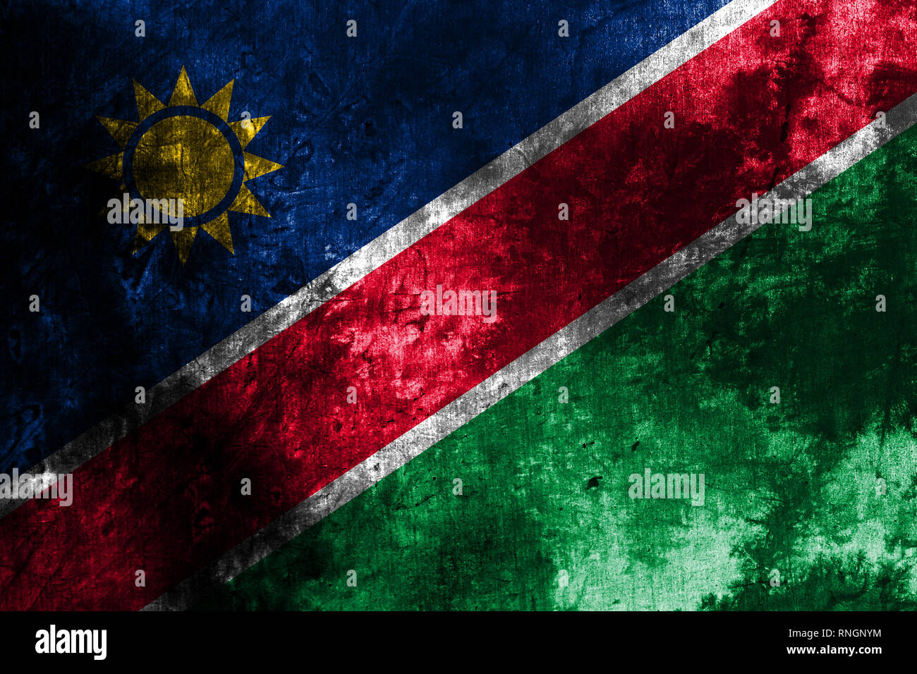 Old Namibia grunge background flag Stock Photo - Alamy
