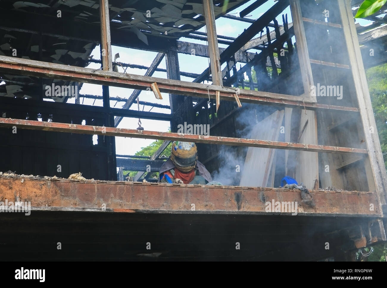 home fire detail images conflagration Stock Photo - Alamy