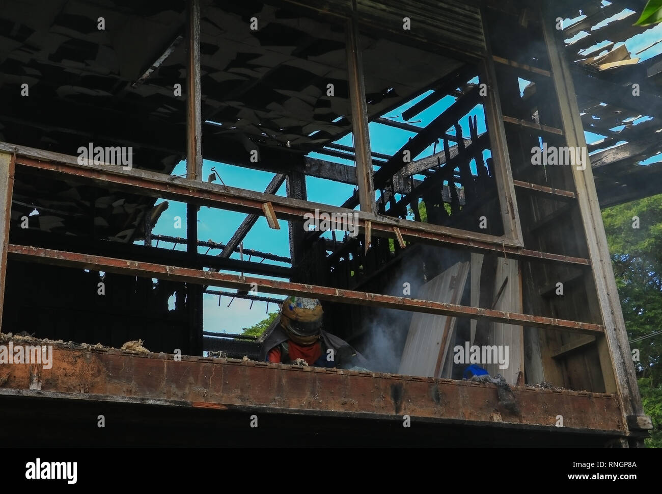 home fire detail images conflagration Stock Photo - Alamy