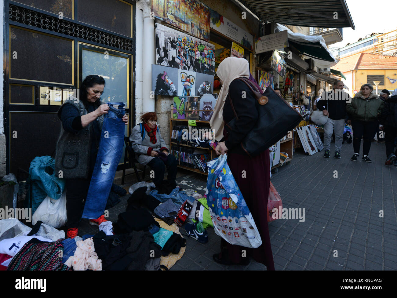 The vibrant flea market in Jaffa, Israel Stock Photo - Alamy