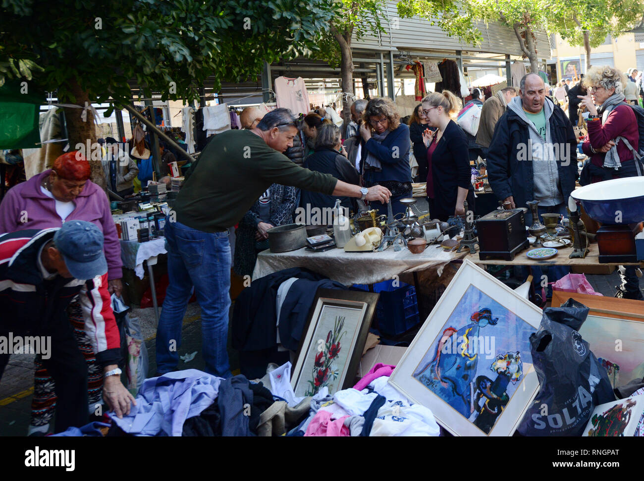 Shuk hapishpeshim flea market hi-res stock photography and images - Alamy