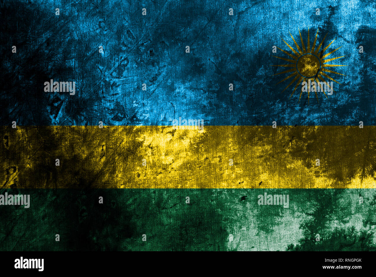 Old Rwanda grunge background flag Stock Photo - Alamy