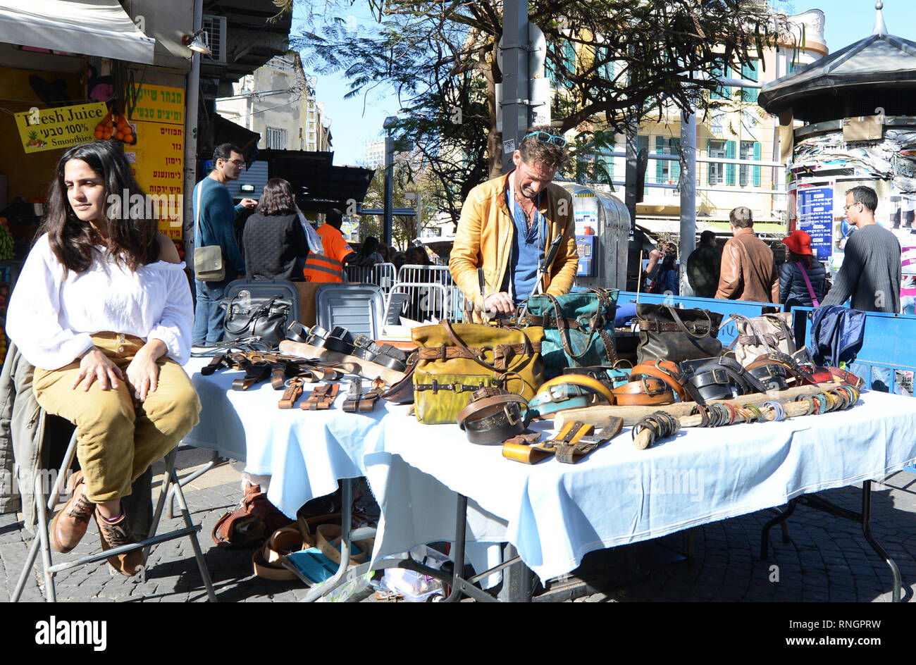 The Nachalat Binyamin Market is a street market specializing in all ...