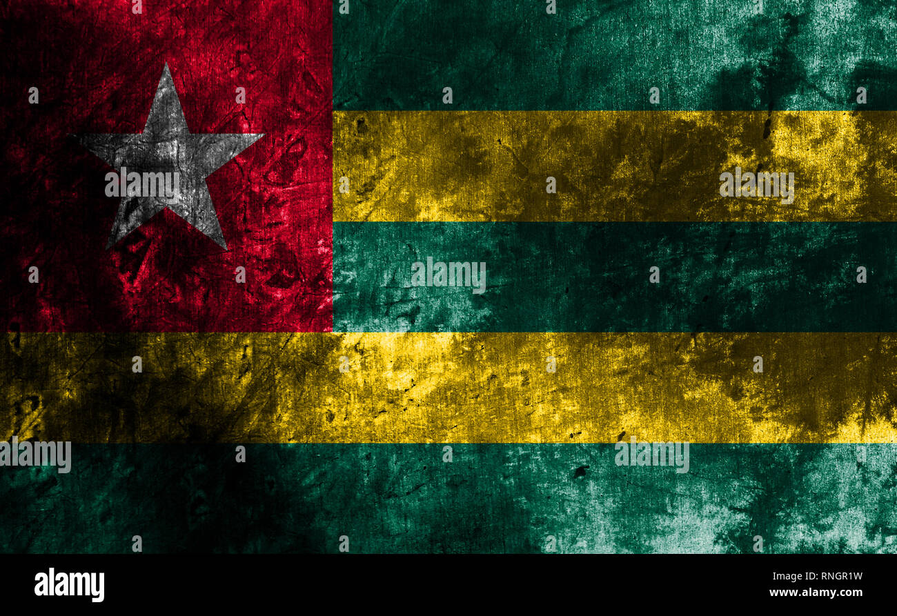 Fabric flag of the togo hi-res stock photography and images - Alamy