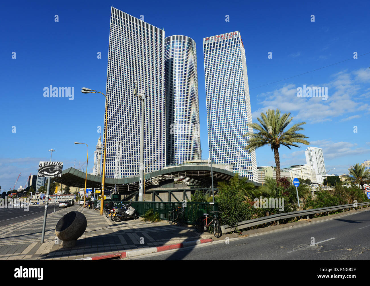 Azrieli towers in Tel-Aviv Stock Photo - Alamy