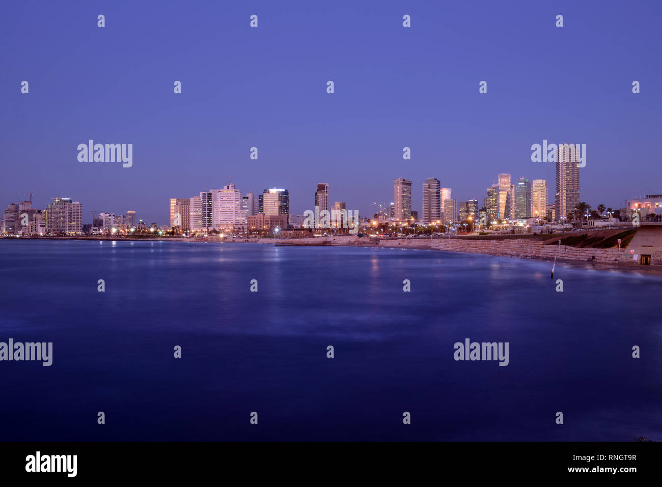 The changing skyline of Tel-Aviv Stock Photo - Alamy