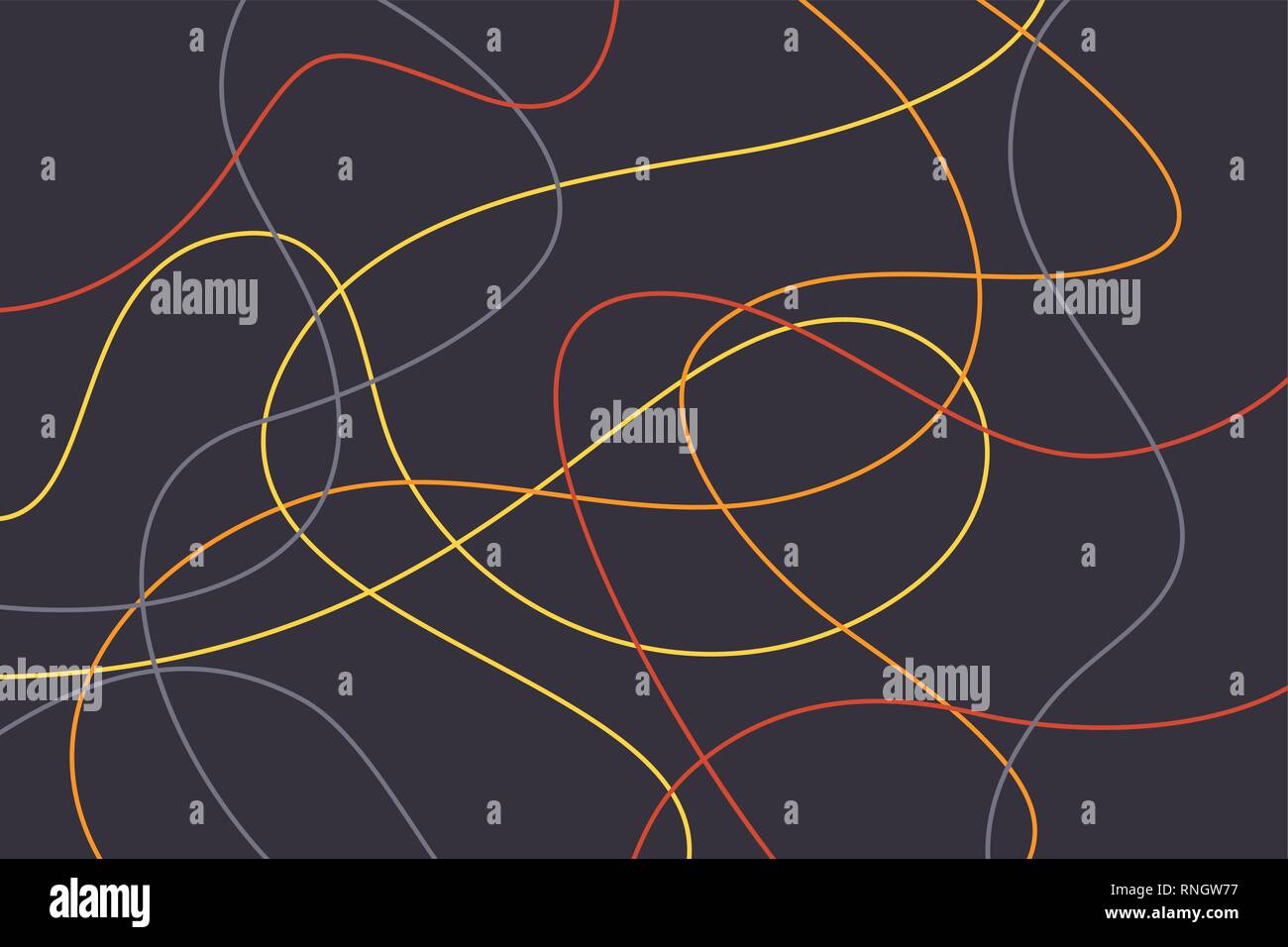 Abstract background pattern made with colorful, curvy lines creating a ...