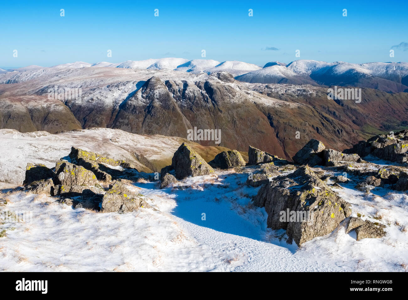 Langdale pike uk winter hi-res stock photography and images - Alamy