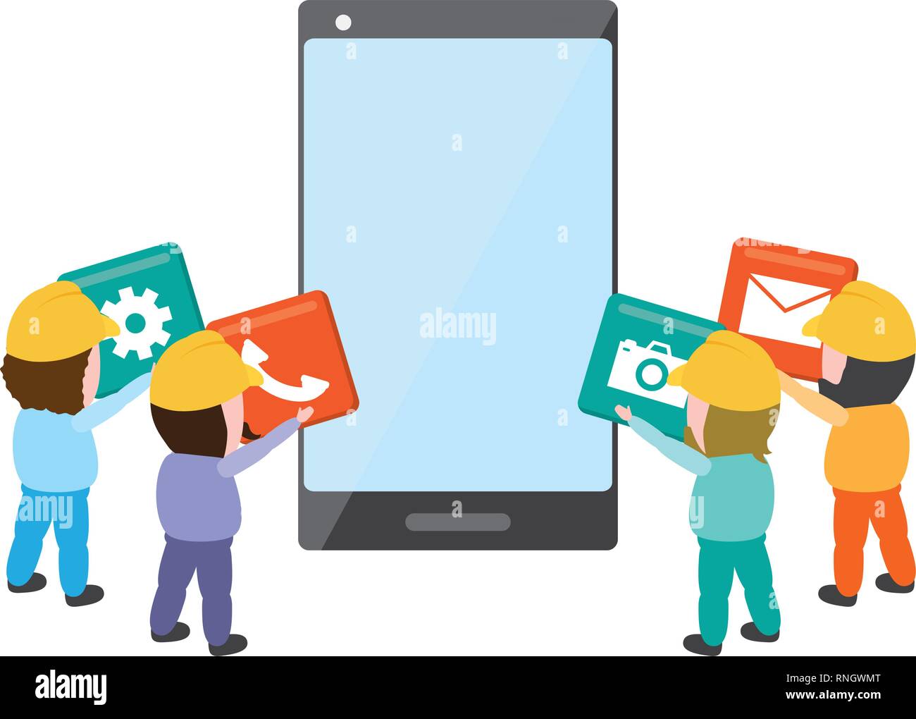 Late app Stock Vector Images - Alamy