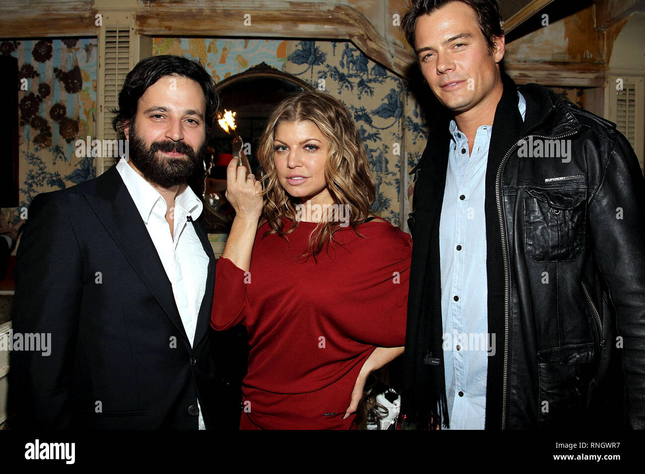 New York, USA. 14 Feb, 2011. Simon Hamerstein, singer Fergie, actor ...