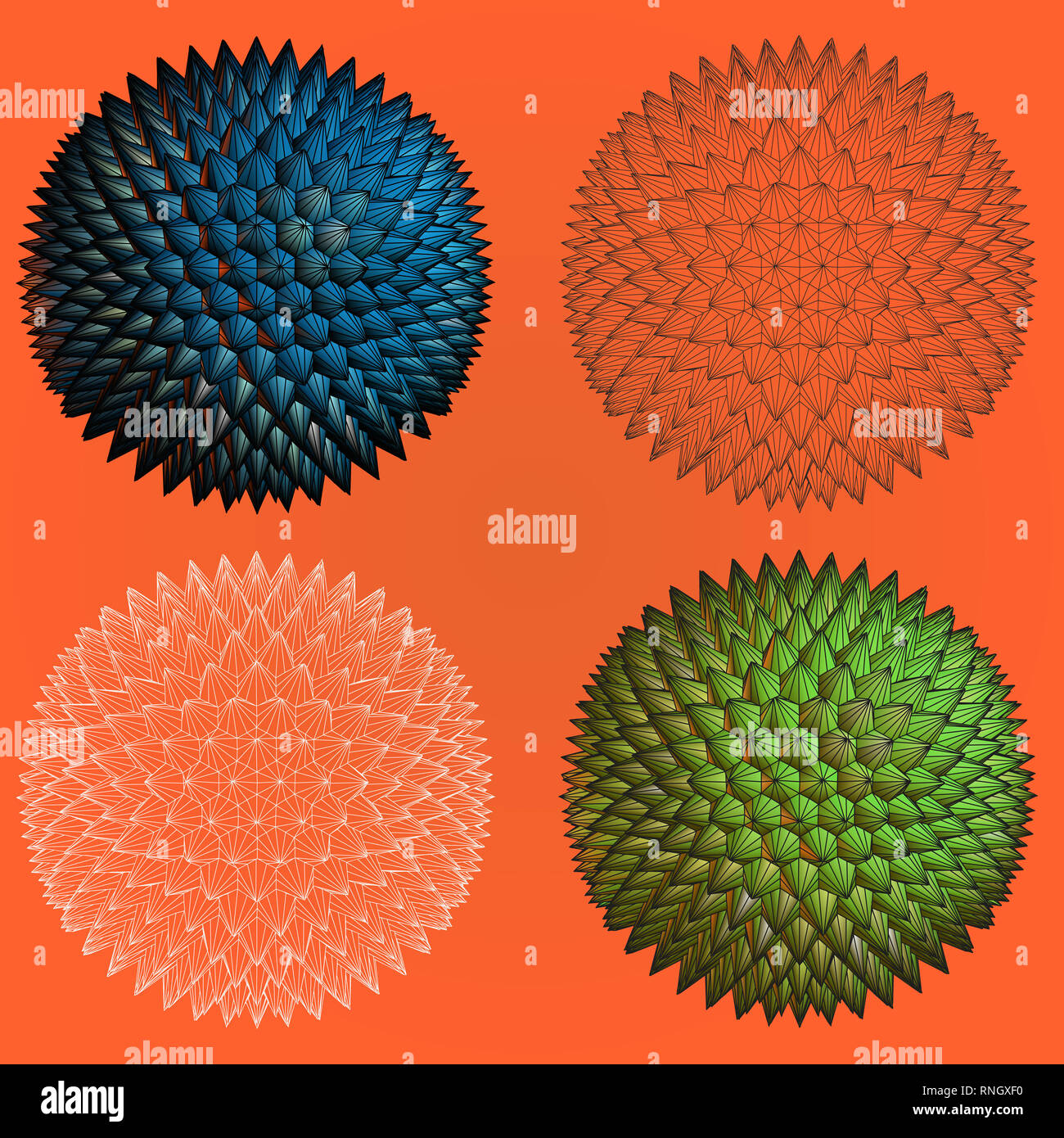 Spiky edge hi-res stock photography and images - Alamy