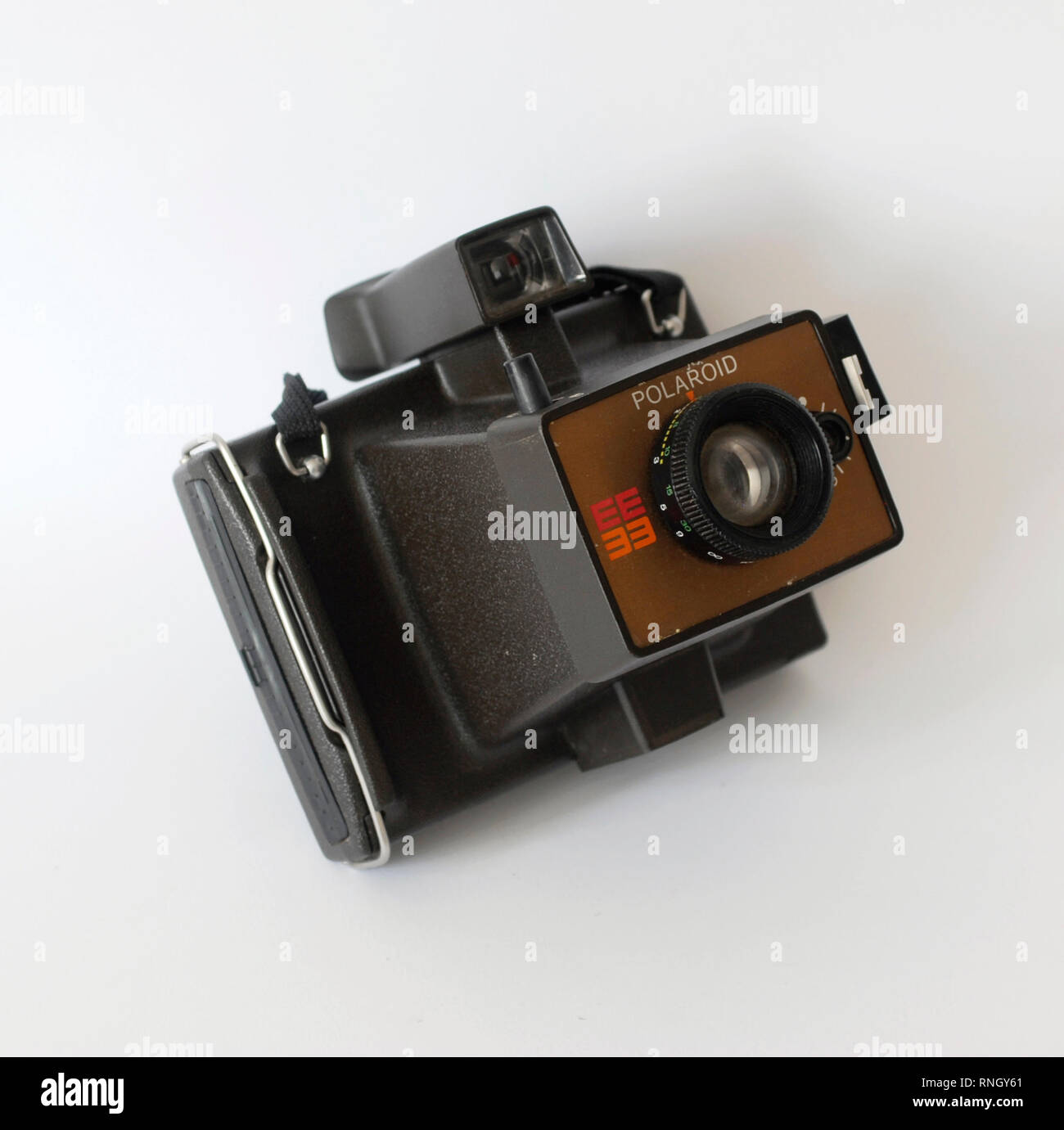 Vintage analogic Polaroid instant camera EE33. Original, 70's. Made in ...