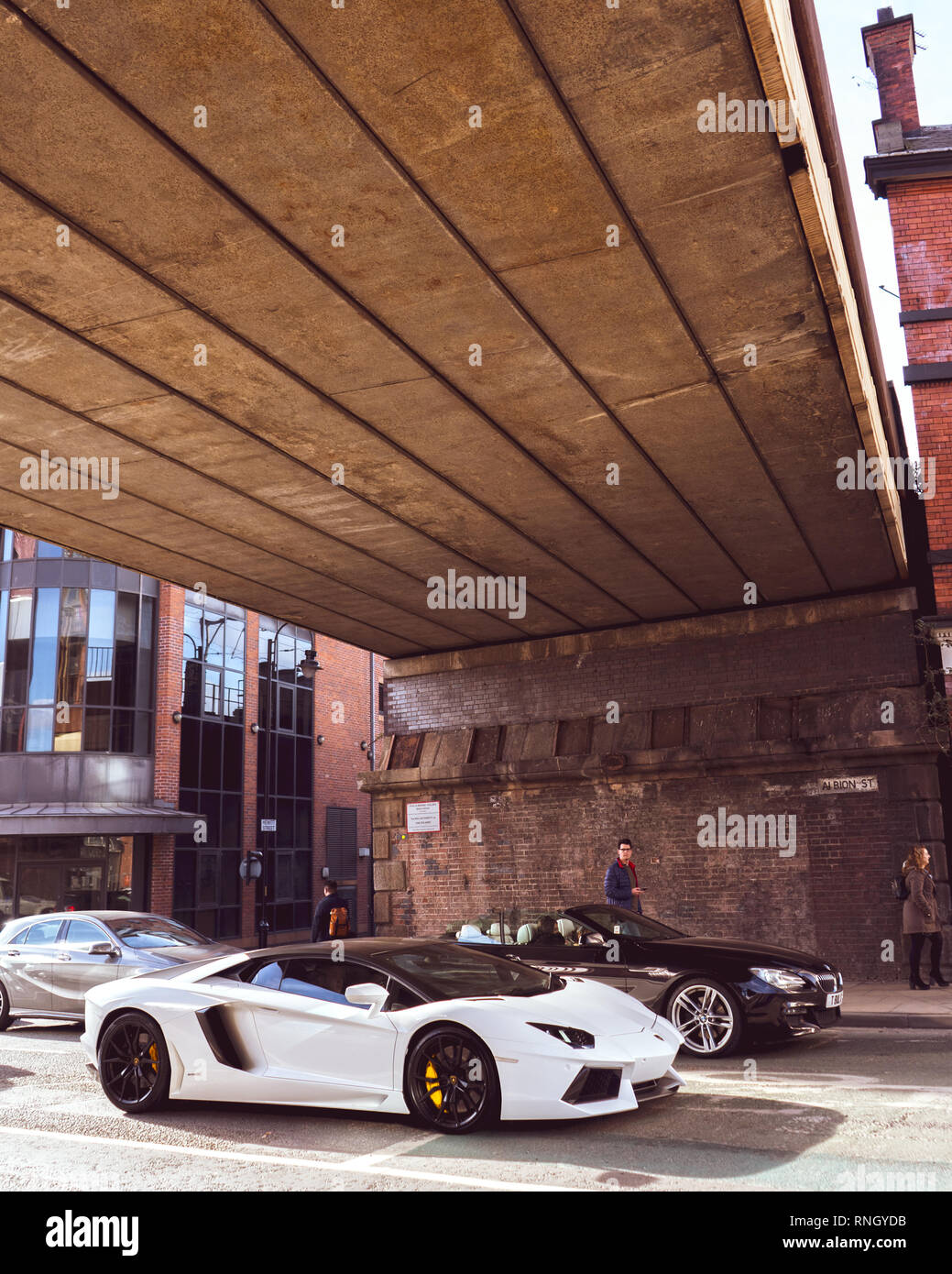 Lamborghini in Manchester Stock Photo - Alamy