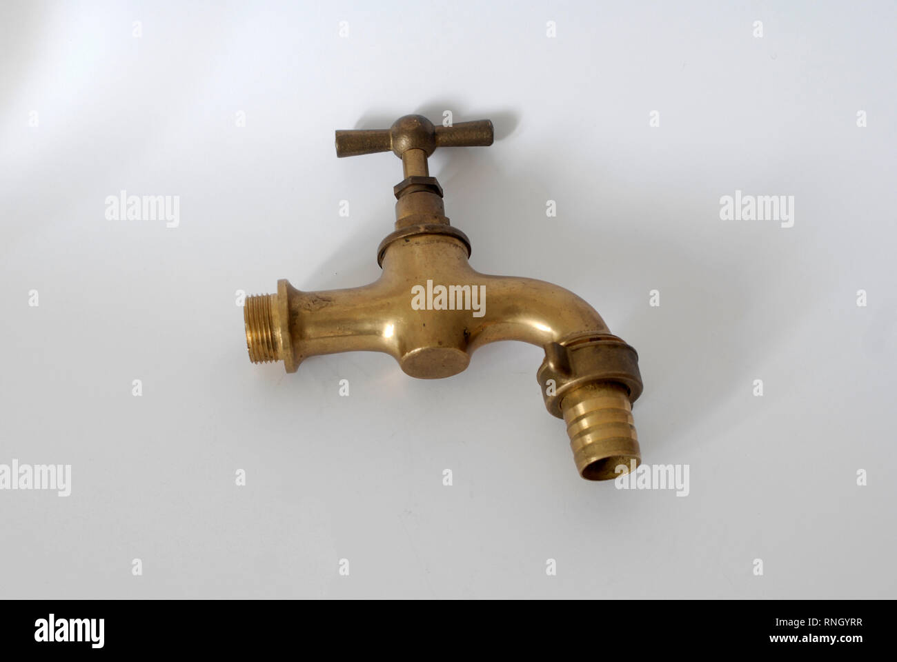 Tap made of brass hi-res stock photography and images - Alamy