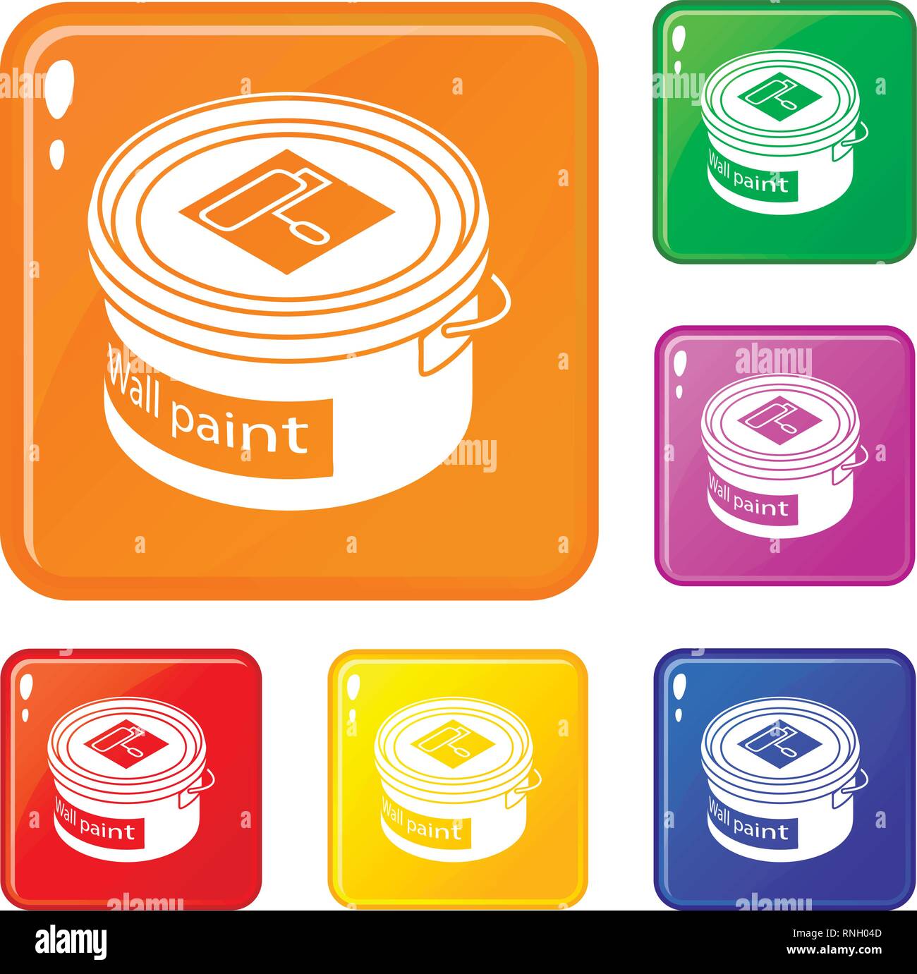 Paintbucket Stock Vector Images - Alamy