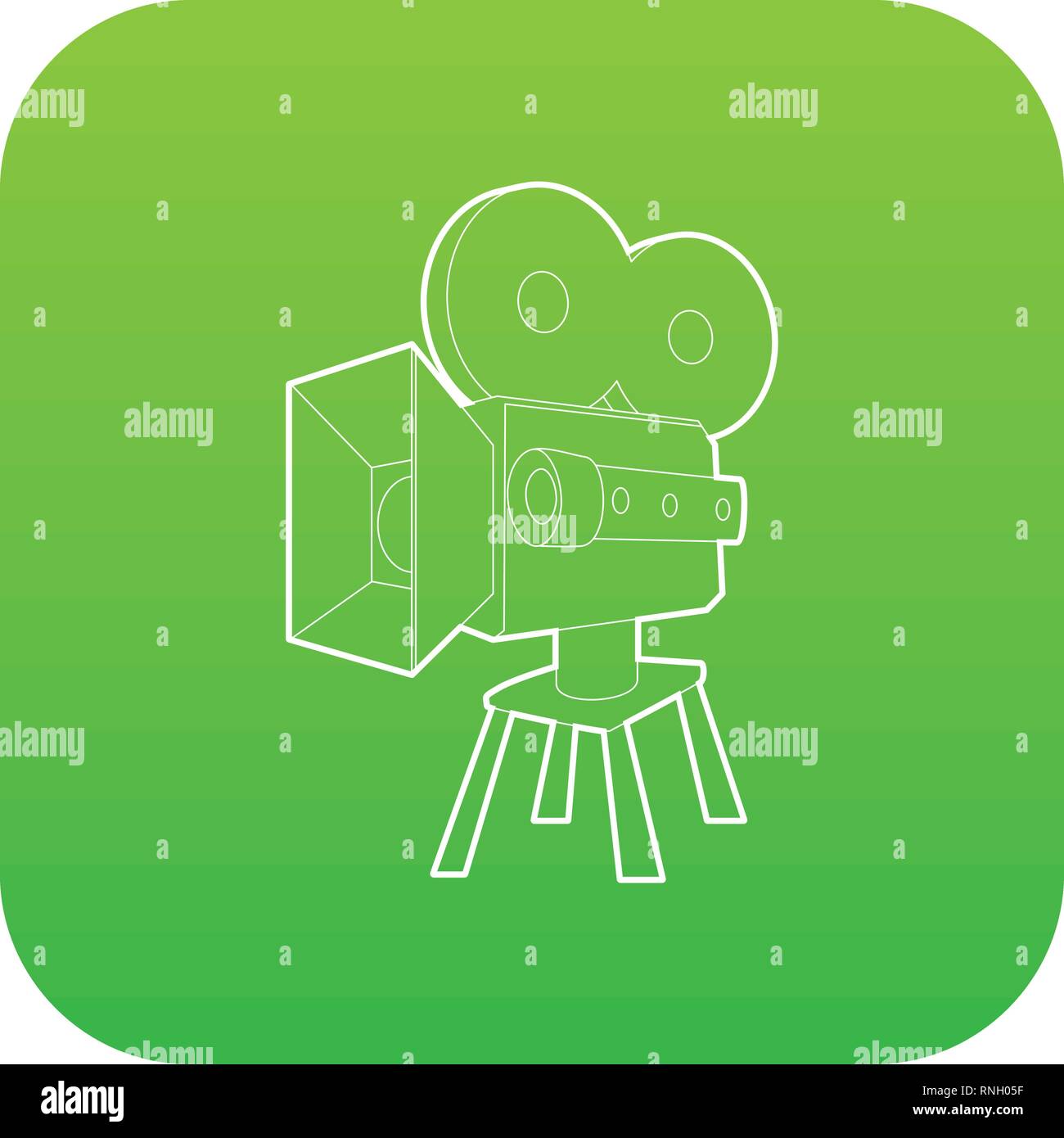 Camera icon green vector Stock Vector Image & Art - Alamy