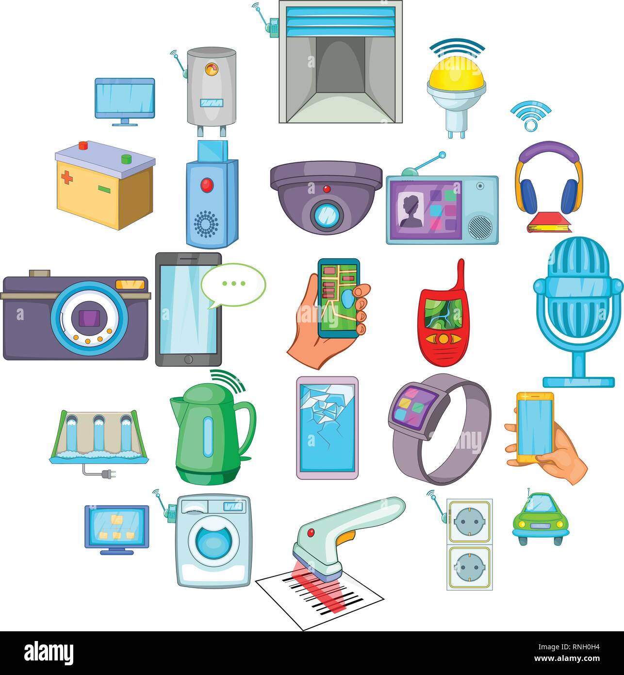 Fix up icons set, cartoon style Stock Vector Image & Art - Alamy