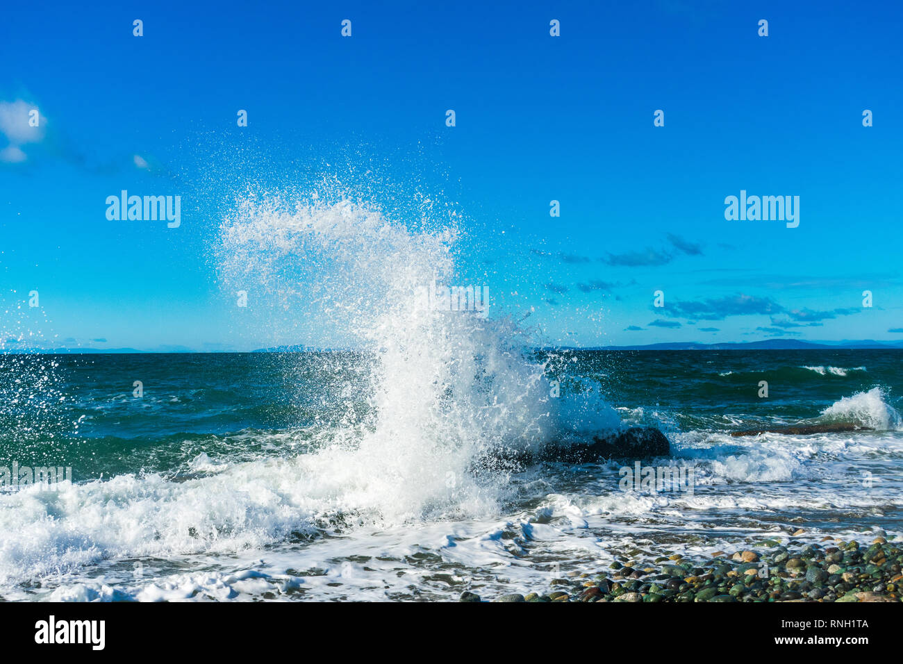 Pebbles distant islands hi-res stock photography and images - Alamy