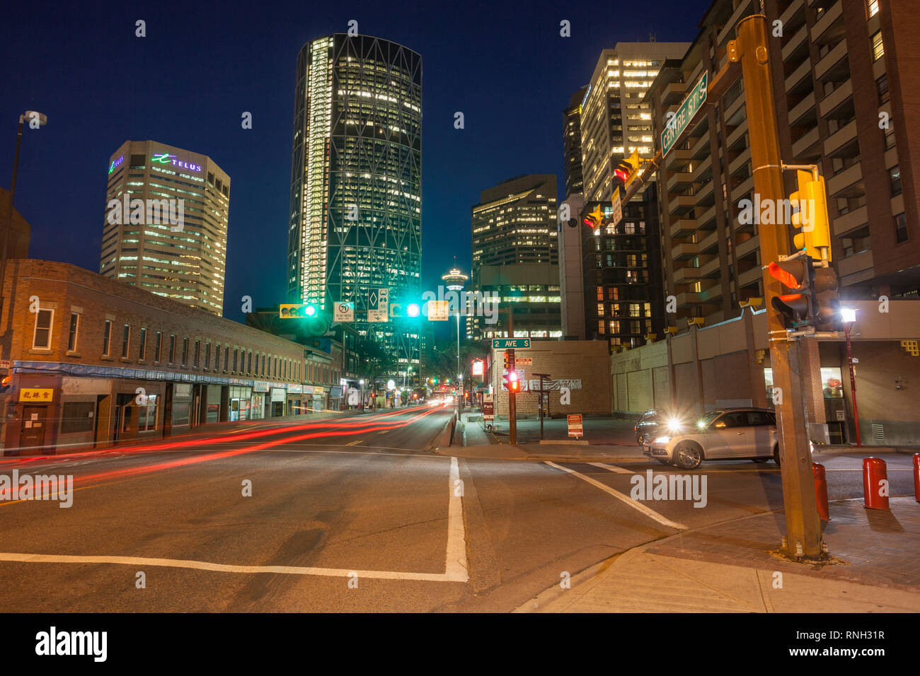 Calgary street hi-res stock photography and images - Alamy