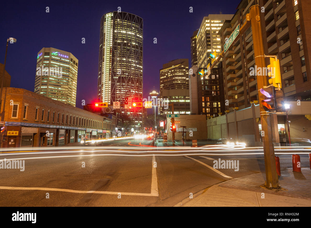 Calgary street hi-res stock photography and images - Alamy