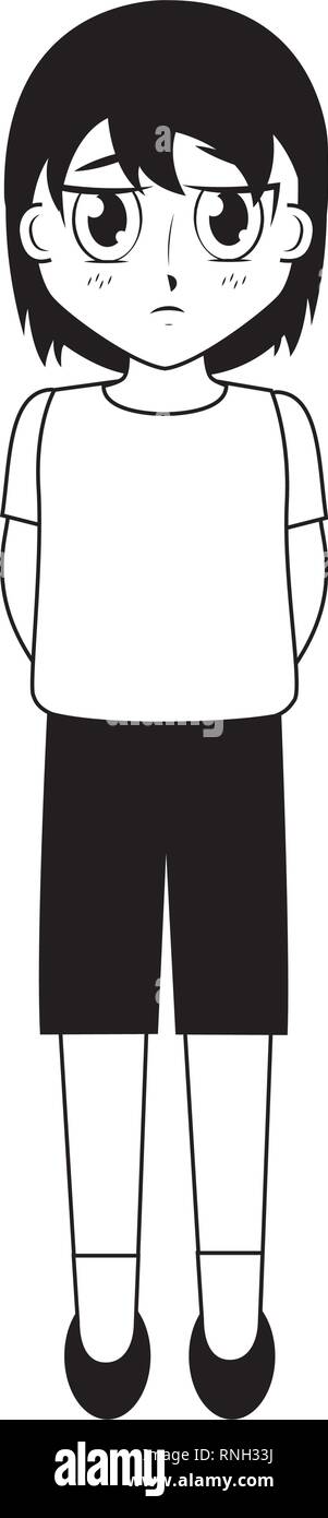 anime boy manga character Stock Vector Image & Art - Alamy