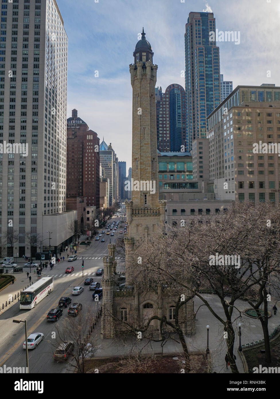 Chicago water tower hi-res stock photography and images - Alamy