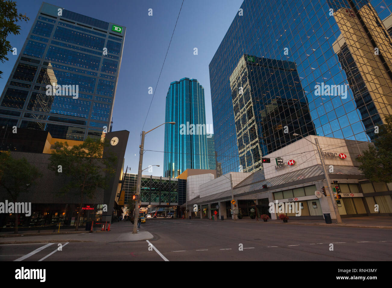 Edmonton downtown buildings hi-res stock photography and images - Alamy