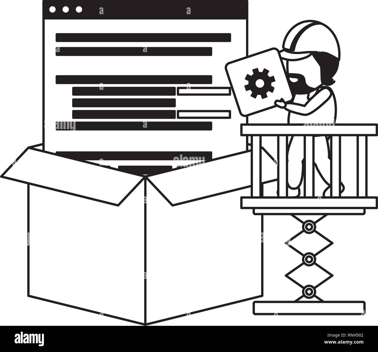 Progressive web app Stock Vector Images - Alamy