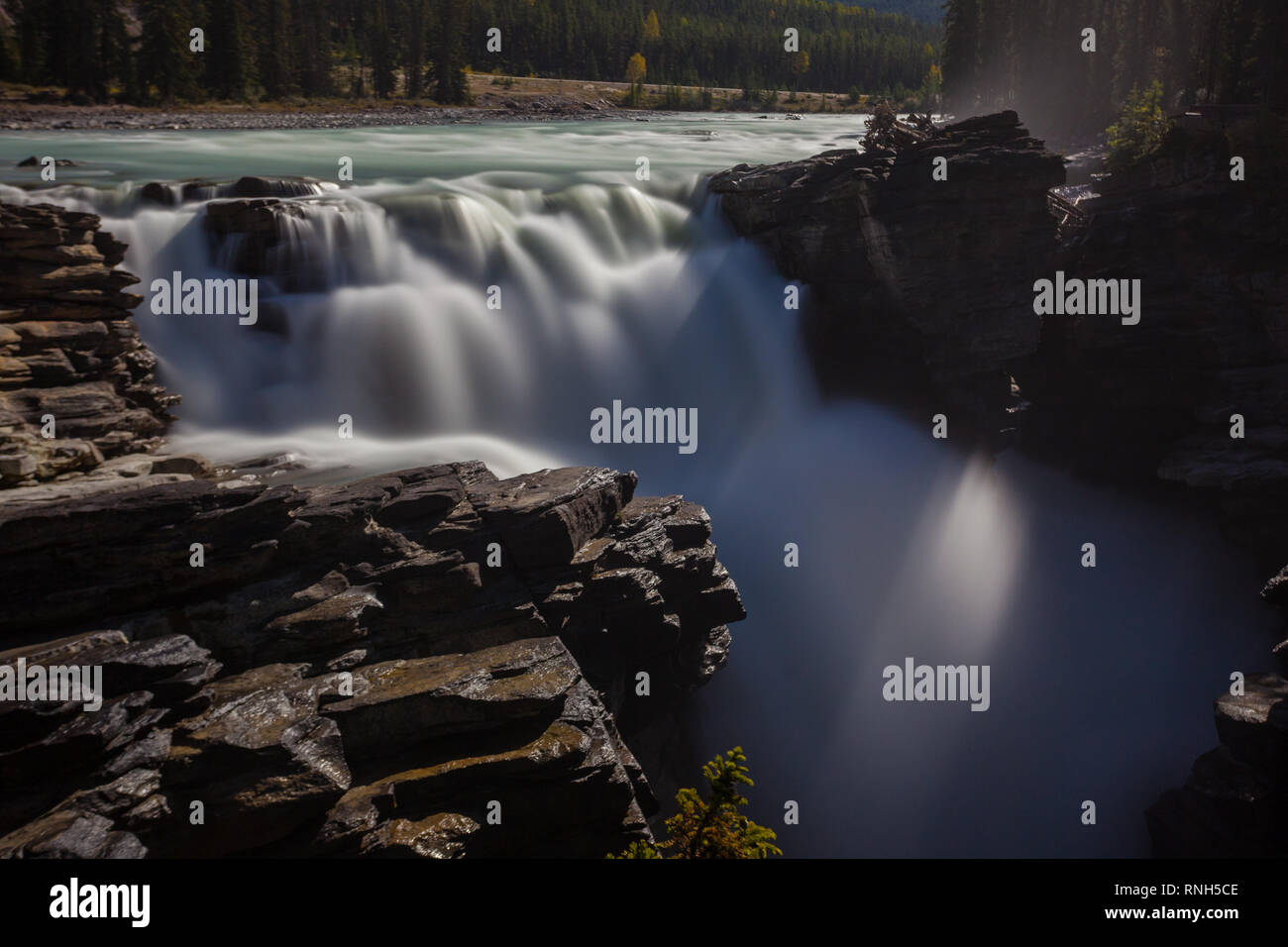 Athabasca Falls, Jasper National Park, Alberta, Canada Stock Photo - Alamy