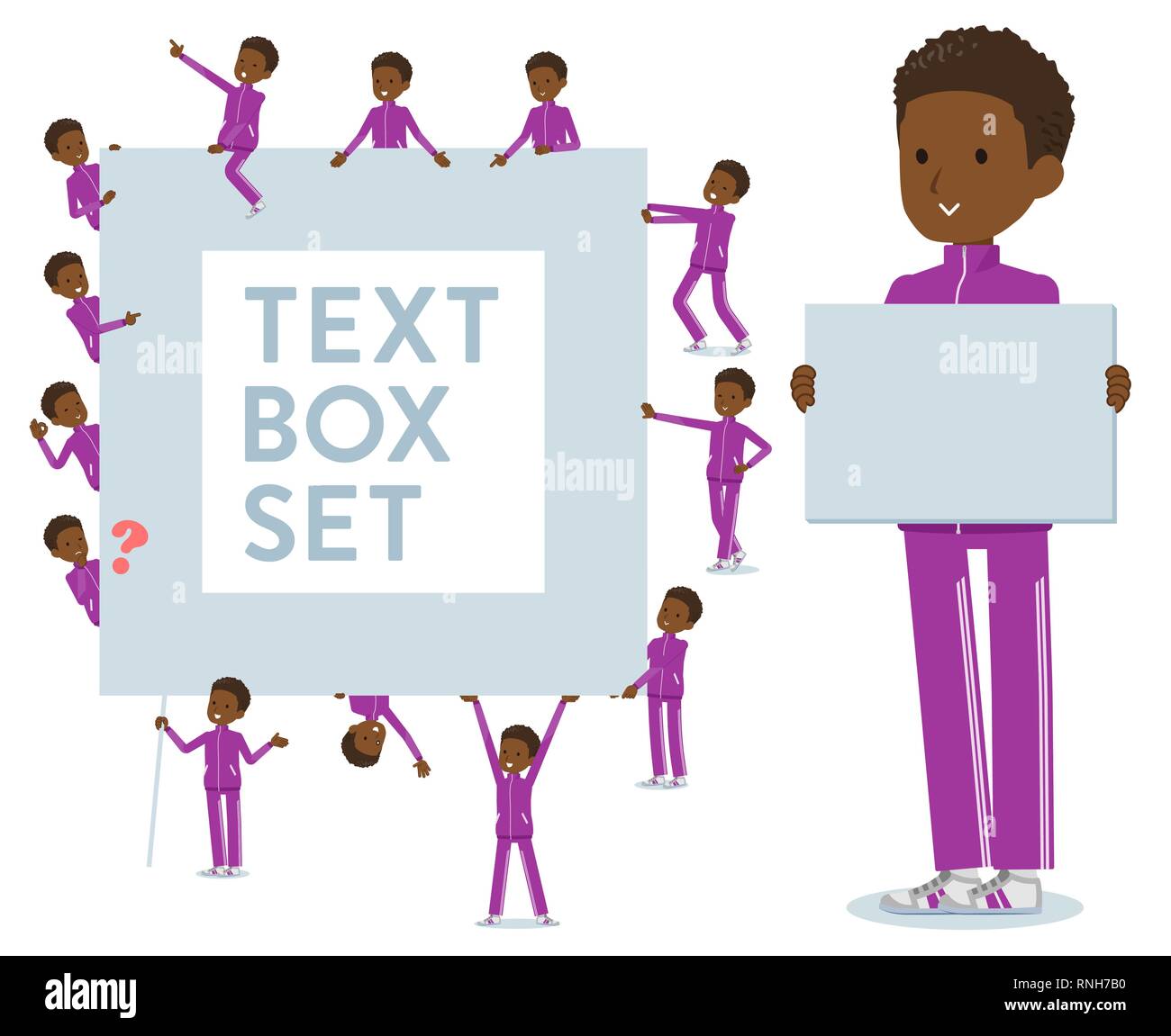 Boy in a box Stock Vector Images - Alamy