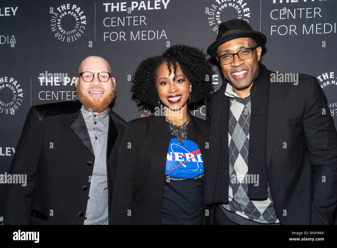 New York, NY - February 11, 2019: Marvin Jones III, Karam Horne and ...