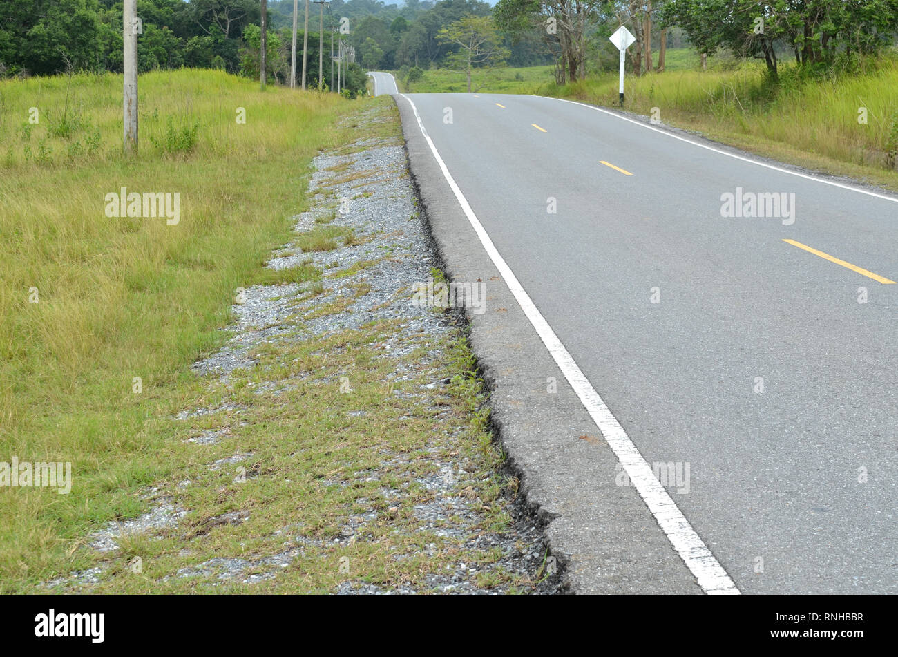 Cross Section Of Asphalt Road High Resolution Stock Photography and ...