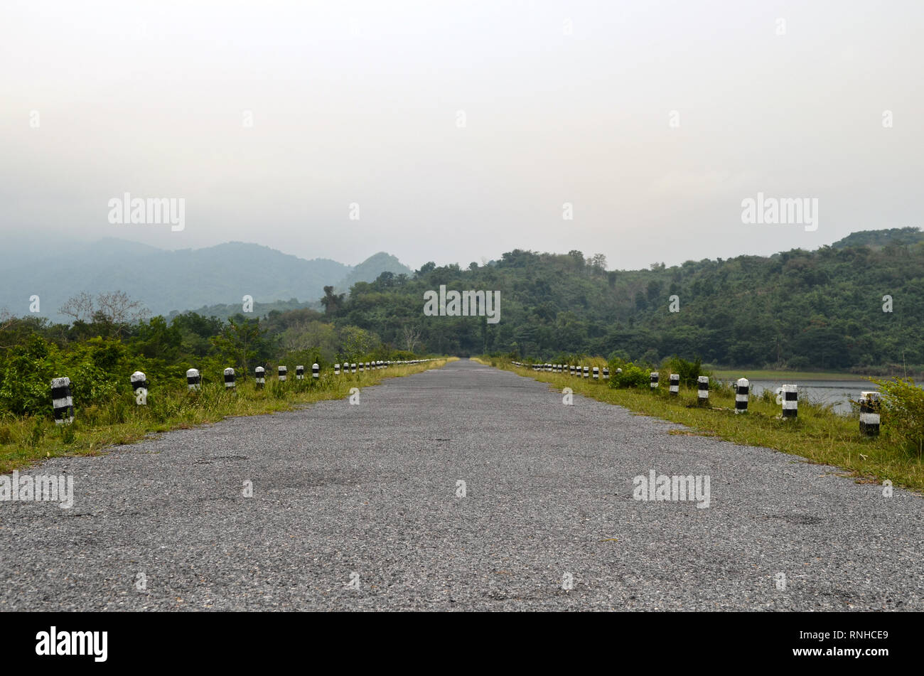 old road surface with nature Stock Photo - Alamy