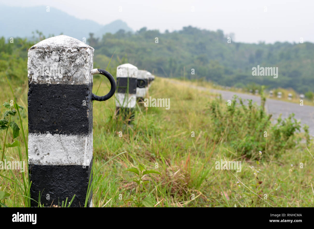 old road surface with nature Stock Photo - Alamy