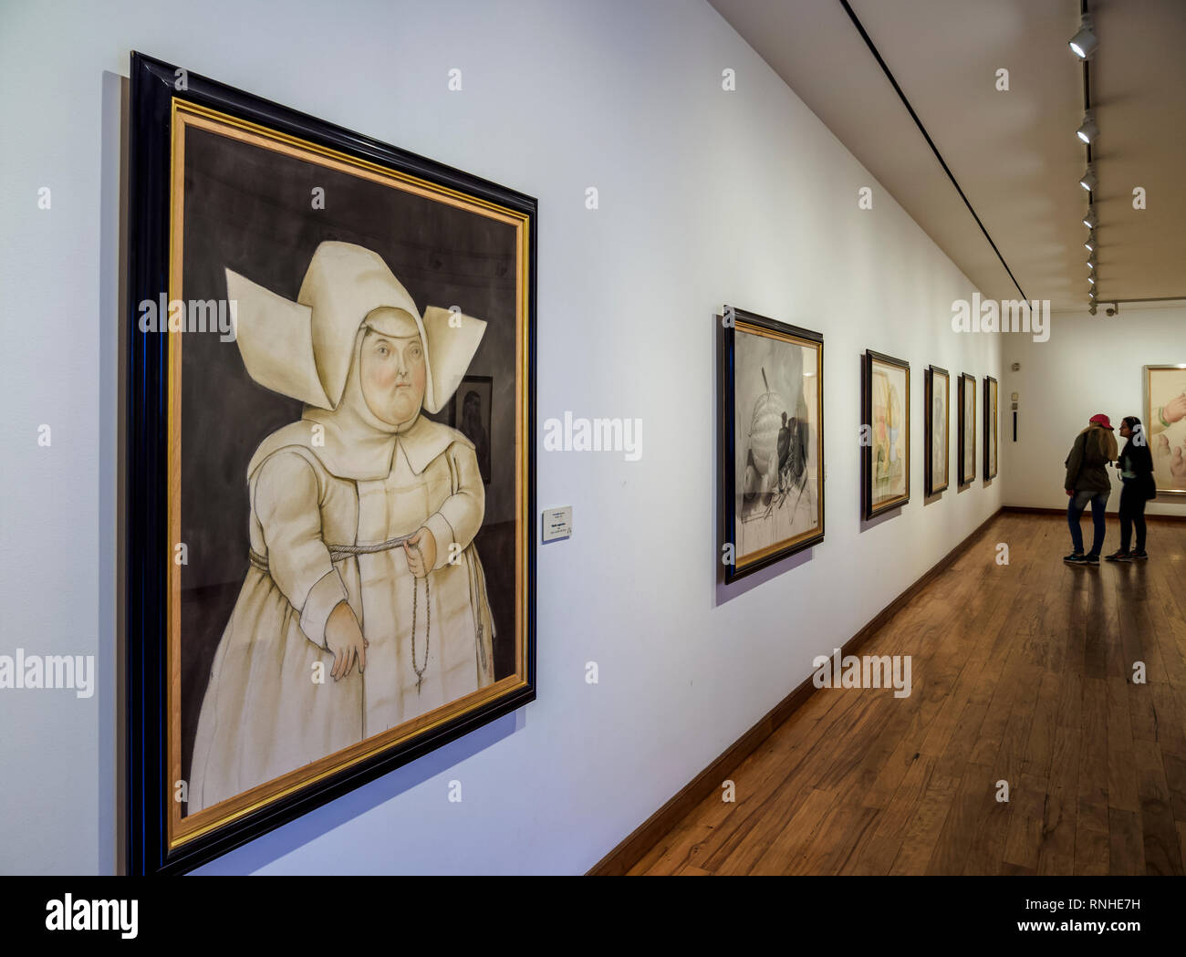 Botero Museum, interior, Bogota, Capital District, Colombia Stock Photo ...