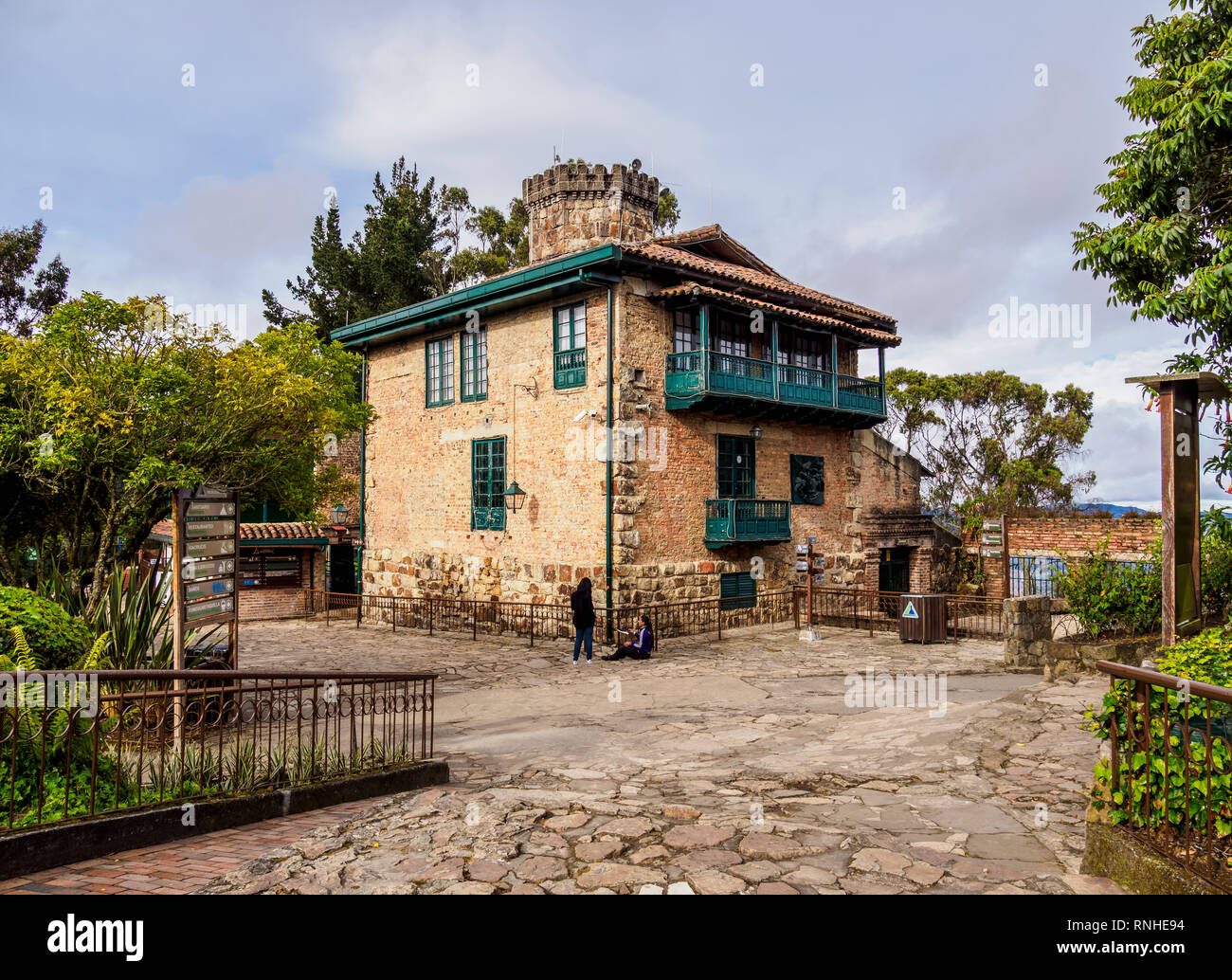 Funicular Monserrate Station, Bogota, Capital District, Colombia Stock ...