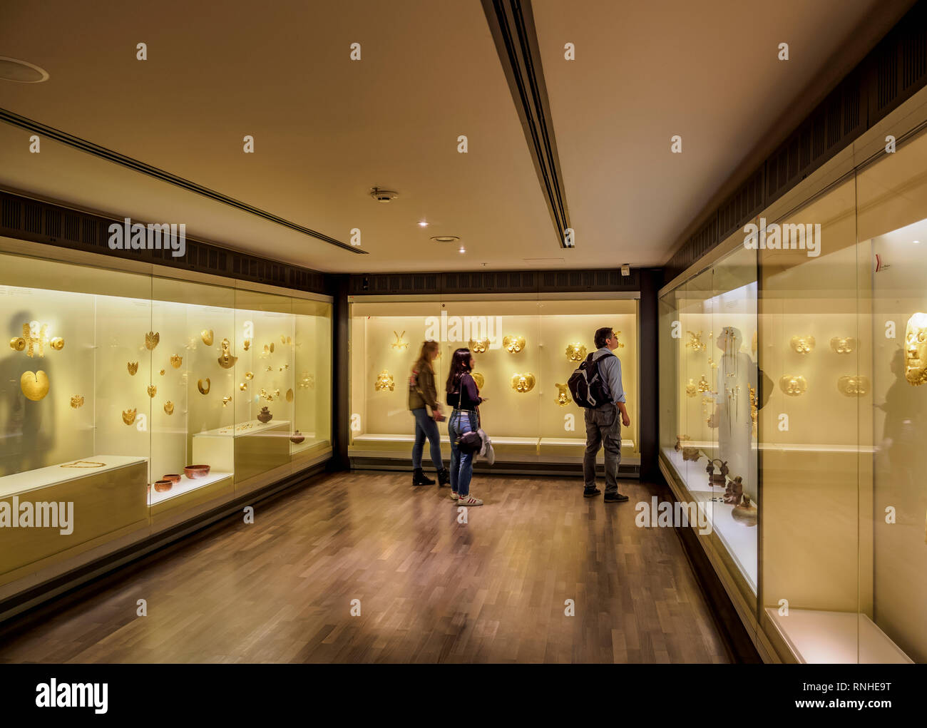 Gold Museum, interior, Bogota, Capital District, Colombia Stock Photo ...