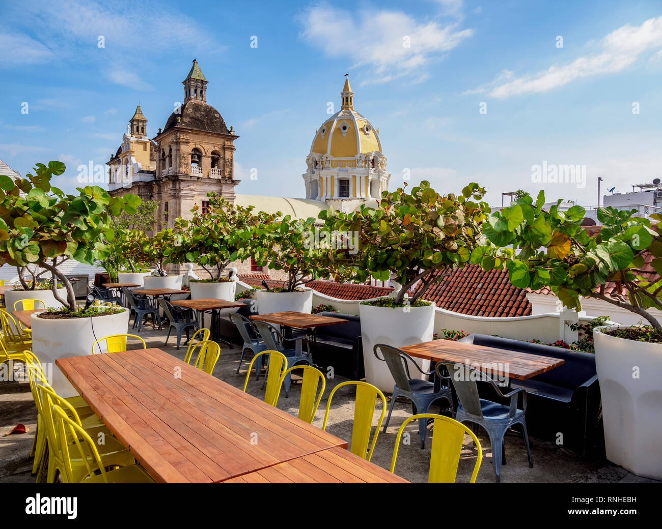 Rooftop terrace south america hi-res stock photography and images - Alamy