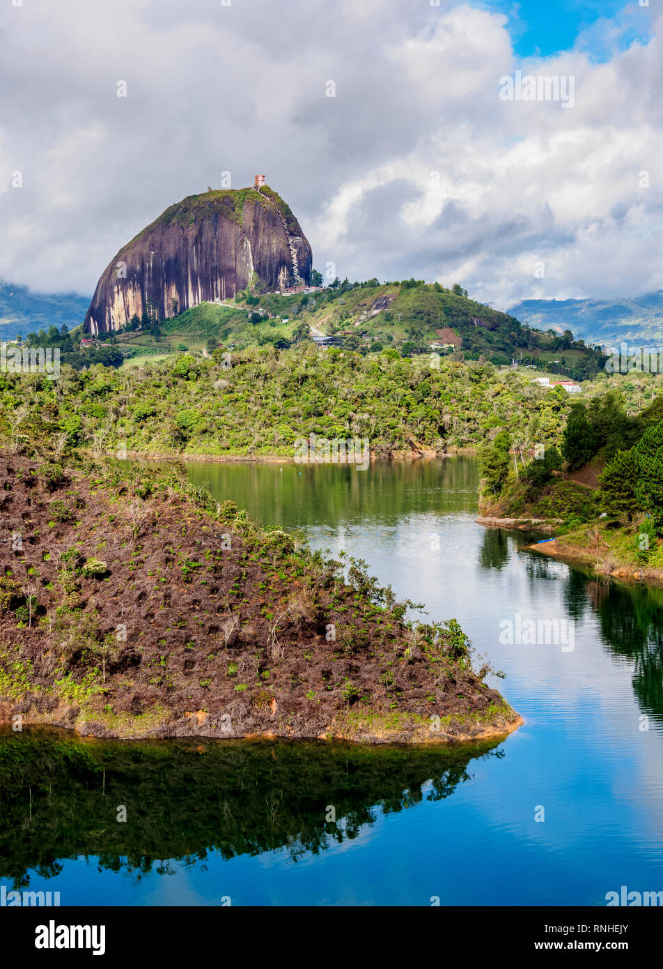 El Penon de Guatape, Rock of Guatape, Antioquia Department, Colombia ...