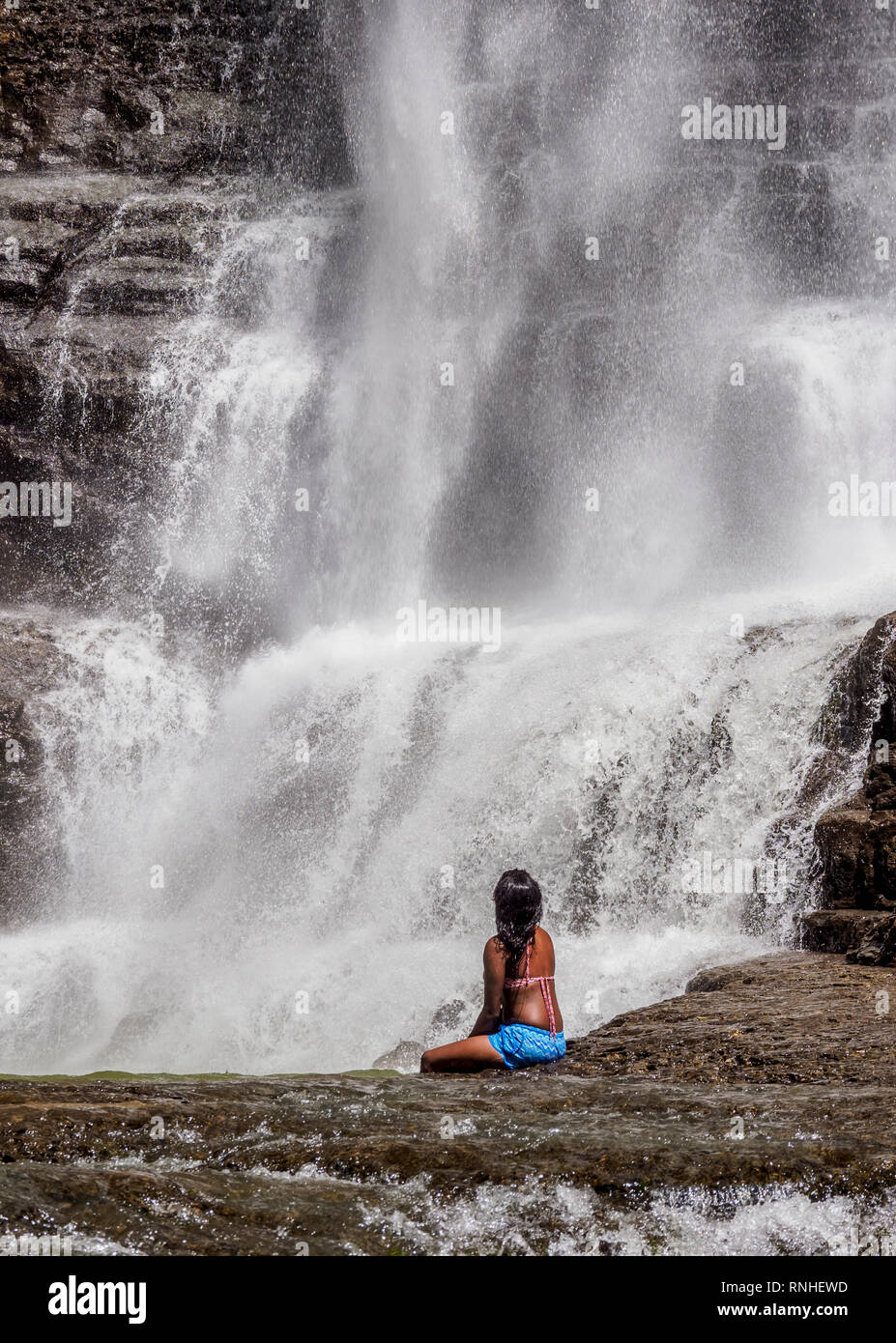 Cascadas de juan curi hi-res stock photography and images - Alamy