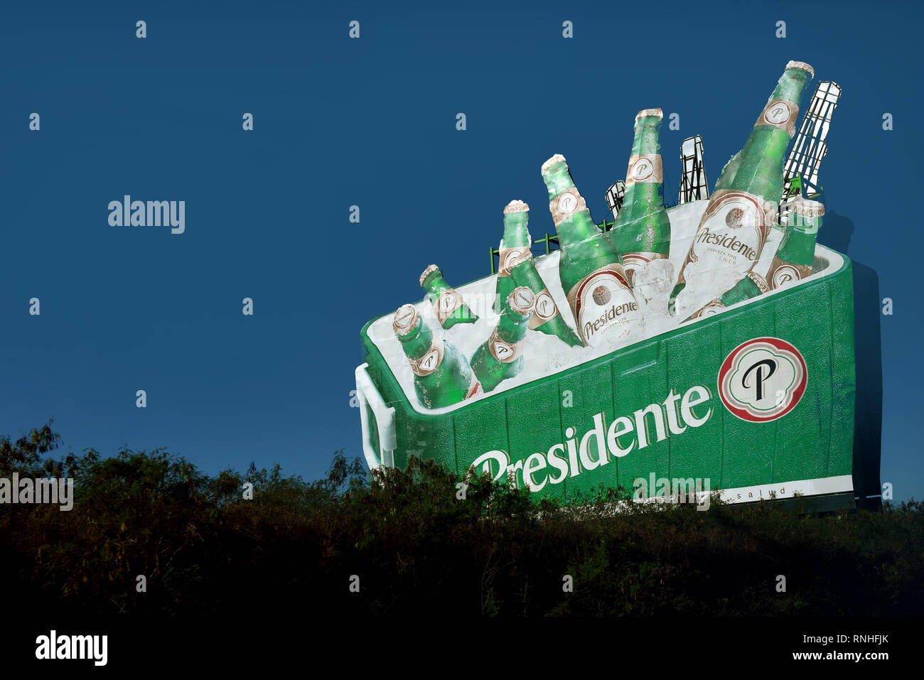 Punta Cana, Dominican Republic - February 7, 2019: Billboard for ...