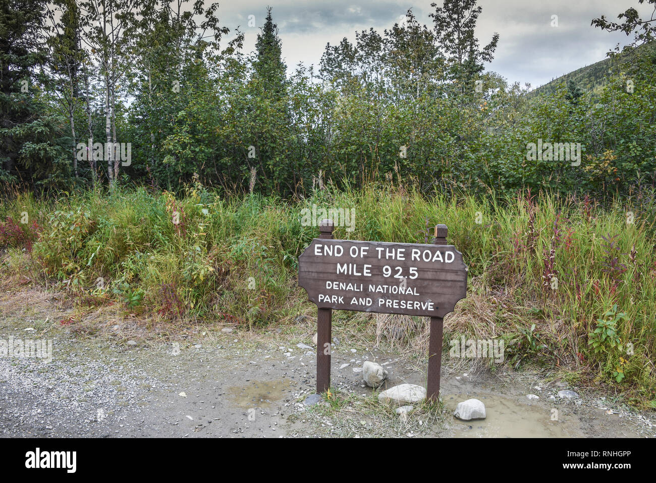 Talkeetna alaska sign hi-res stock photography and images - Alamy