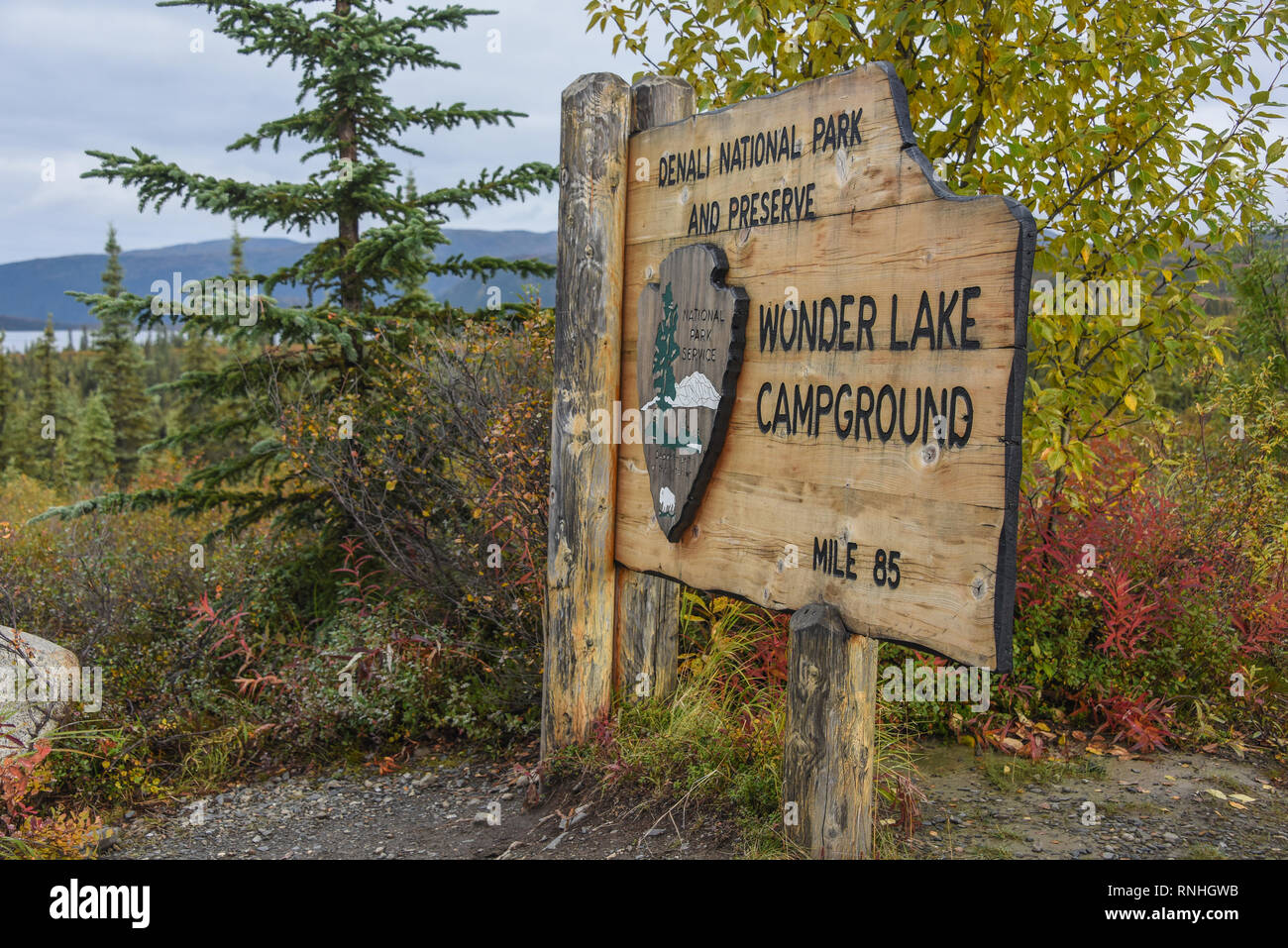 Wonder lake hi-res stock photography and images - Alamy