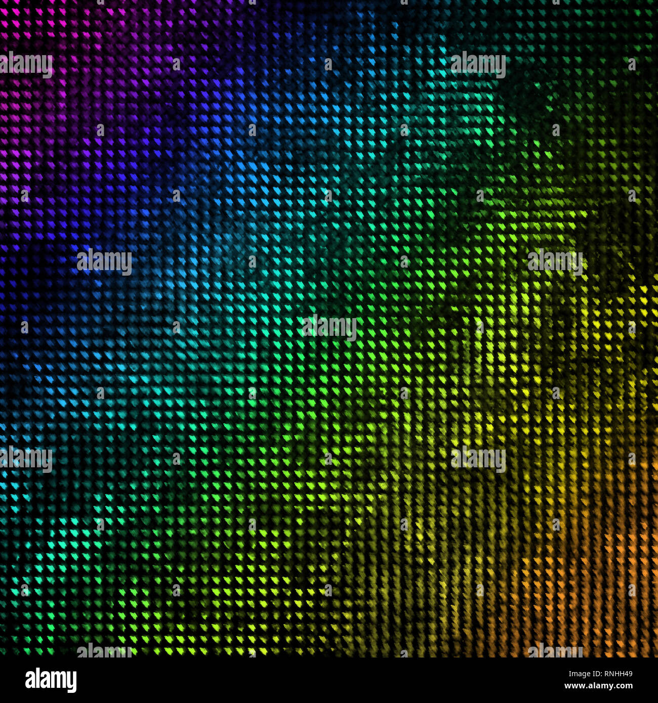 Bright Colourful Pattern on black, Glowing illustration Stock Photo - Alamy