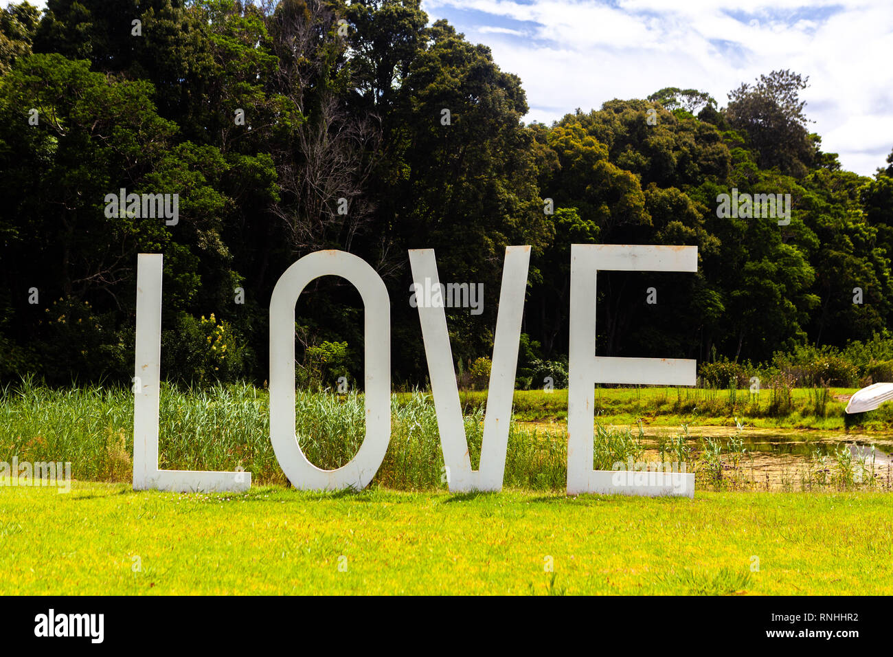 Big love sign hi-res stock photography and images - Alamy
