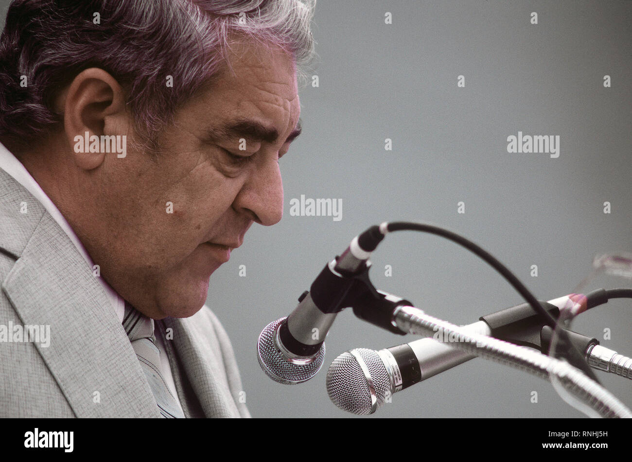 1982 - Larry French, president of National Steel and Shipbuilding Co ...