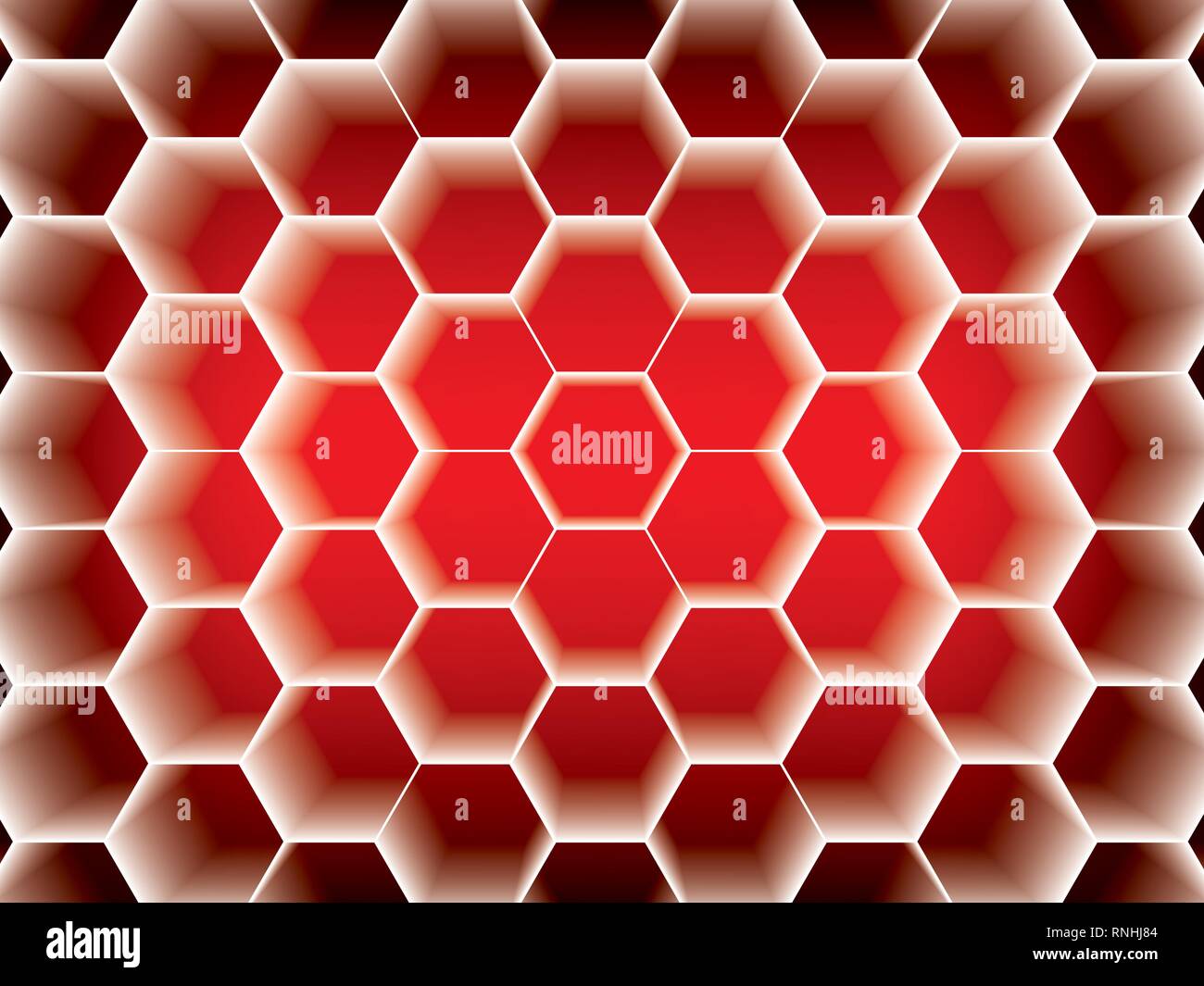 Red honeycombs Stock Vector Images - Alamy