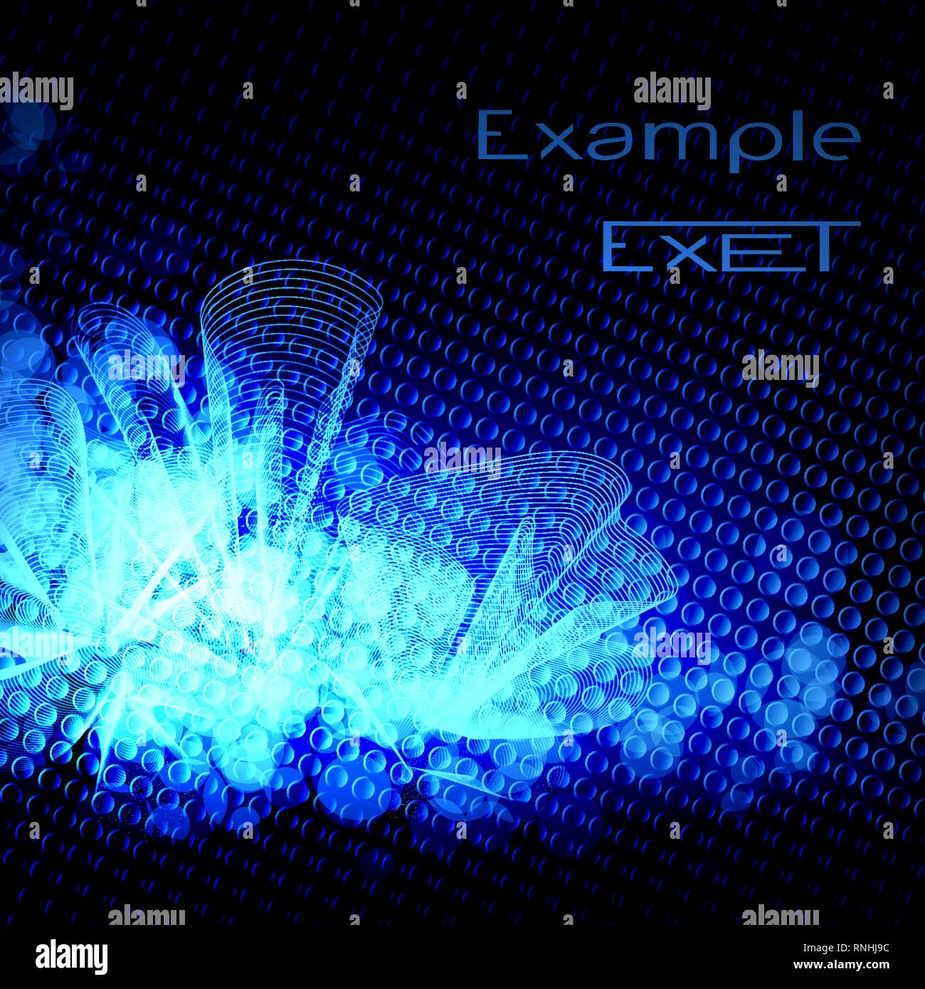 Illustration blue abstract background, eps10 Stock Vector Image & Art ...